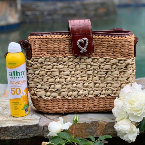 Brighton | Bags | Brighton Rattan Handbag | Poshmark